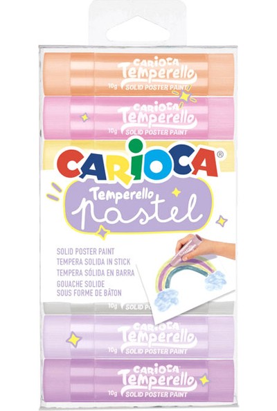 Carioca Temperello Stick Poster Boyama Kalemi Pastel 8 Renk