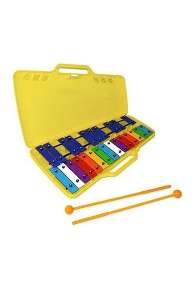 Rhn Music Diatonik 25 Tuşlu Metalofon / Sarı Rhn Music Diatonik 25 Tuşlu Metalofon / Sarı