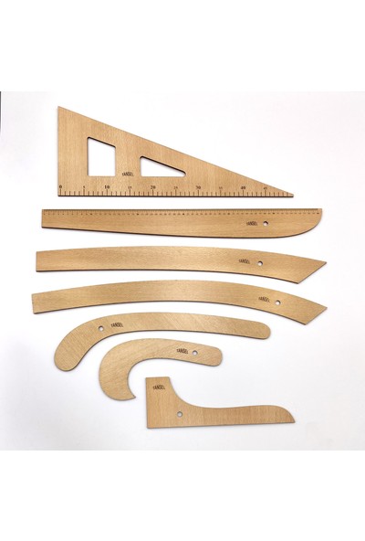 7'li Ahşap Riga Takımı - Riga Seti