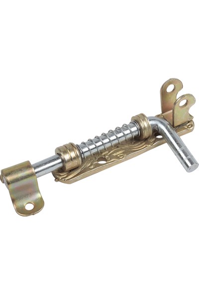 Yaylı Ferforje Demir Kapı Sürgüsü 10 cm Yaylı Ferforje Demir Kapı Sürgüsü 10 cm