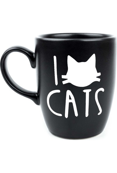Hayalevi Consept I Love Cats Siyah Kupa