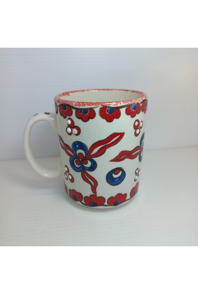 İznik Çini Dünyası El Işi Çini Kupa