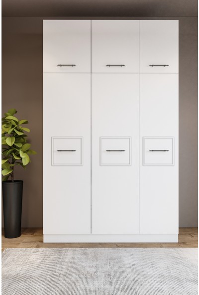 Baby Darling Narin 3 Kapaklı 10 Bölmeli Yüklük Mdf