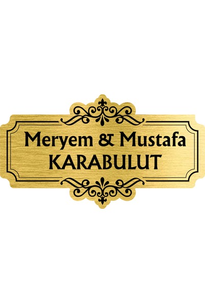 Obibaskı Kişiye Özel Baskılı Metal Kapı İsimliği Kapı Süsü Obibaskı Kişiye Özel Baskılı Metal Kapı İsimliği Kapı Süsü