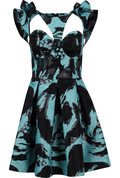Yakma Model Abiye Mini Bayan Elbise Yakma Model Abiye Mini Bayan Elbise