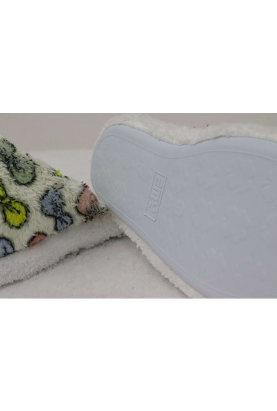 EMY1948 Fiyonk Desenli Kadın Ev Terliği