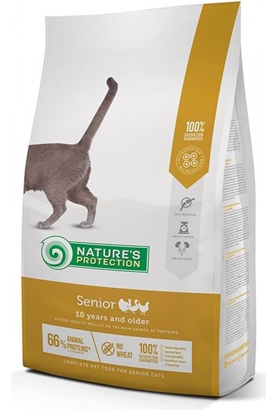 Natures Protection Senior Kümes Hayvanlı Yaşlı Kedi Maması 2 kg Natures Protection Senior Kümes Hayvanlı Yaşlı Kedi Maması 2 kg
