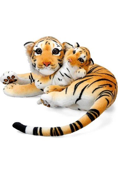 Sunman 60 Cm. Kaplan ve Sevimli Yavrusu Peluş Sunman 60 Cm. Kaplan ve Sevimli Yavrusu Peluş