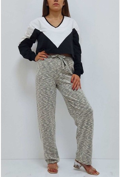 Toptan 55 Cepsiz Salaş Pantolon Gri