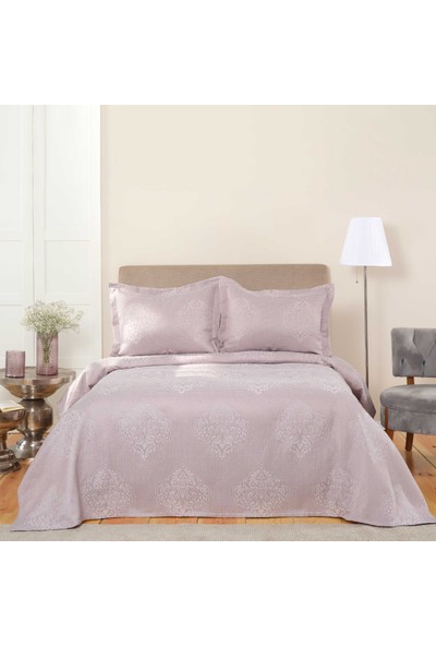 Karaca Home Amelie Lila Çift Kişilik Yatak Örtüsü Set Karaca Home Amelie Lila Çift Kişilik Yatak Örtüsü Set