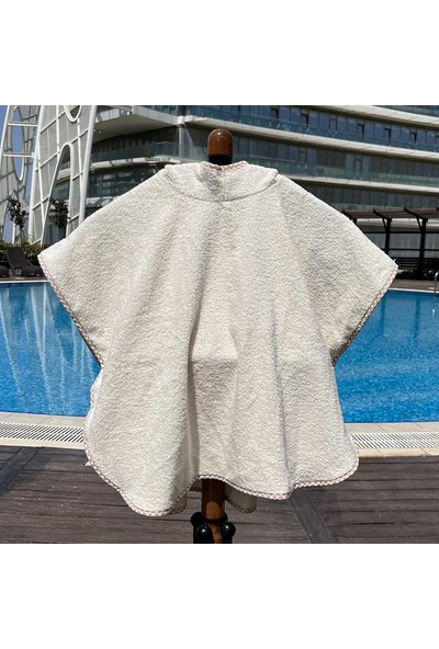 Ewp Krem Renkli Çok Amaçlı Organik Çocuk Havlu Panço Standart Beden Ewp Krem Renkli Çok Amaçlı Organik Çocuk Havlu Panço Standart Beden