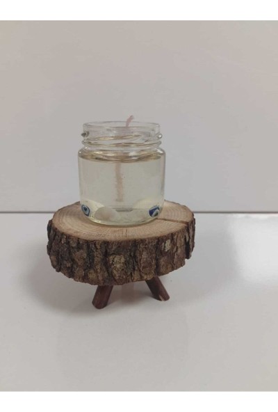Ufuk Dekoratif Deniz Kabuklu Kavanoz Mum
