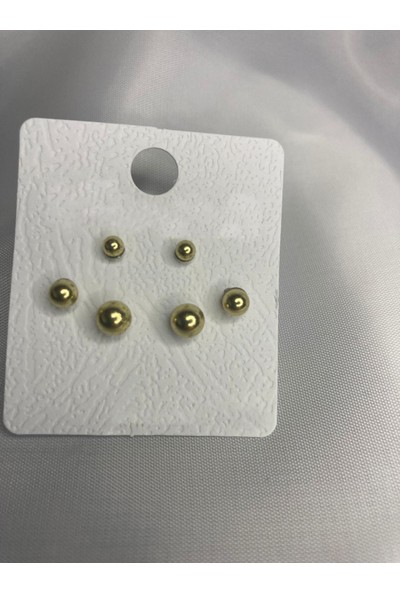 Sevcan'ın Hayal Dünyası Metal Top Küpe