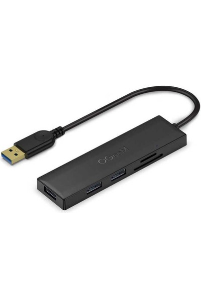 Dolia QG-UH05 USB Hub 0.2m - Siyah