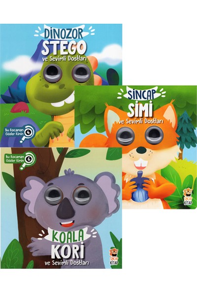 +2 Yaş Bu Kocaman Gözler Kimin 3’lü Set (Sincap Kitap)
