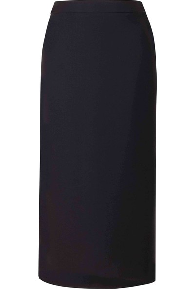 Galaxi Kadın Büyük Beden Klasik Kesim Astarlı Etek 3051033 Siyah