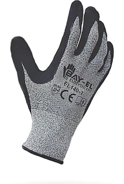 Bay-El Likralı Montaj Eldiveni EL-140 Iş Işçi Eldiveni 1 Paket ( 12 Adet )