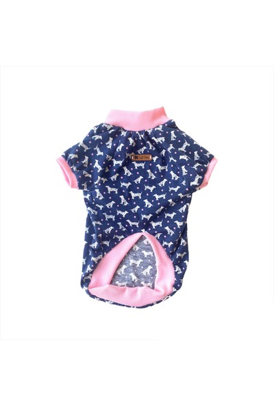 Luli Pet Köpek Desenli Kedi Köpek T-Shirt Luli Pet Köpek Desenli Kedi Köpek T-Shirt