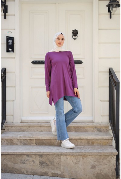 Moylin 2036 Yanları Yırtmaçlı Tunik