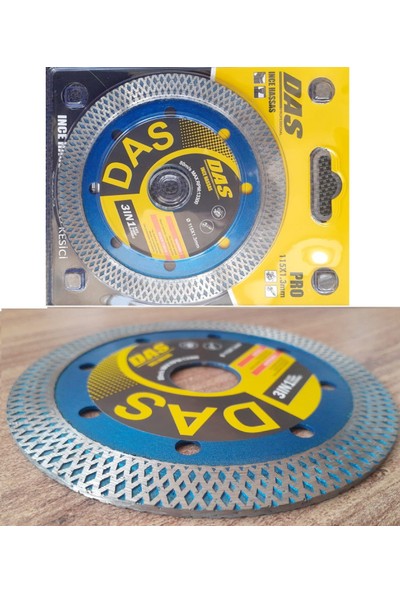 Das 115 mm Pro Mermer Fayans Seramik Örgülü Elmaslı Das 115 mm Pro Mermer Fayans Seramik Örgülü Elmaslı