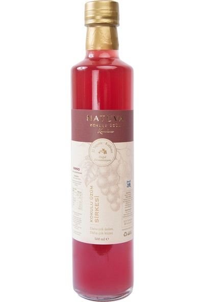 Natuva Kokulu Üzüm Sirkesi 500 ml