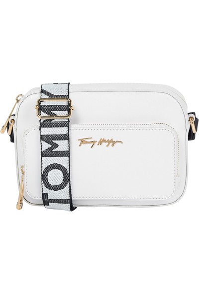 Tommy Hilfiger Çapraz Ç, Standart, Beyaz