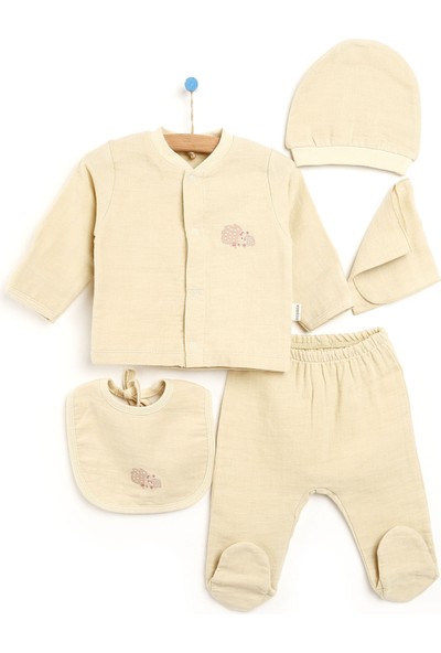 Bebbek Müslin 5li Askılı Hastane Çıkışı