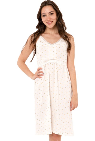 Baby Mom Ip Askılı Emzirme Özellikli Hamile Gecelik Baby Mom Ip Askılı Emzirme Özellikli Hamile Gecelik