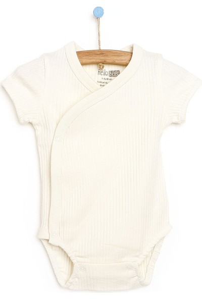 Hello Baby Kaşkorse Kısa Kol Zıbın Body