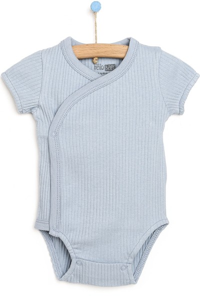 Hello Baby Kaşkorse Kısa Kol Zıbın Body