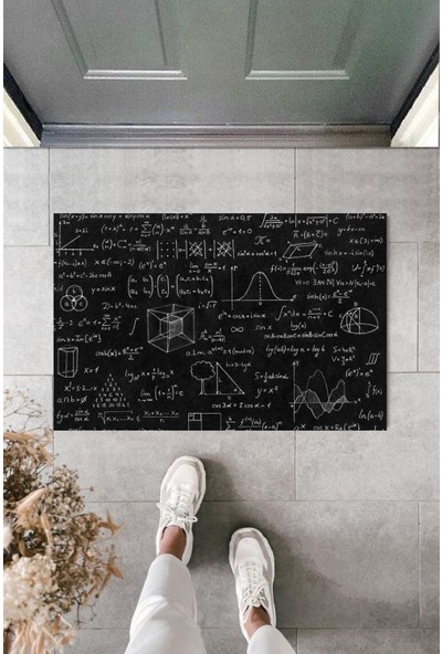 Silkcoat Home Dekoratif Dijital Kara Tahta Siyah Kapı Paspası Dış Mekan Paspas Silkcoat Home Dekoratif Dijital Kara Tahta Siyah Kapı Paspası Dış Mekan Paspas