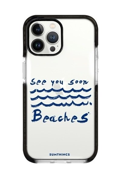 Sumthincs Sea You Soon Apple iPhone 11 Pro Max Procase Siyah Şeffaf Telefon Kılıfı Sumthincs Sea You Soon Apple iPhone 11 Pro Max Procase Siyah Şeffaf Telefon Kılıfı