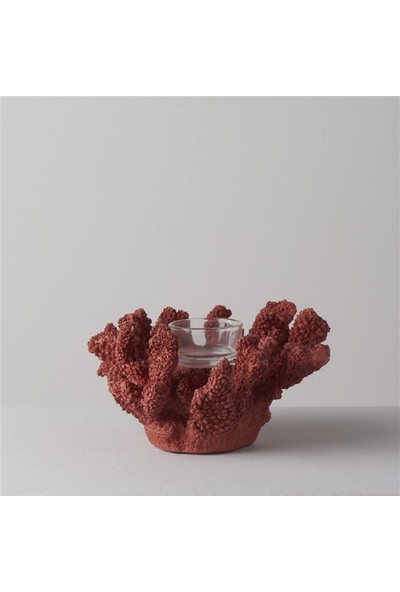 Linens Lnns 20047 Coral Mumluk 17,5X14X9CM