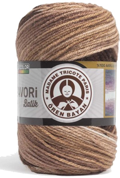 Ören Bayan Favori Batik El Örgü Ipliği 100 gr 911