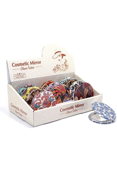 Himarry Desenli Taşsız El Aynası Dekoratif Hediyelik