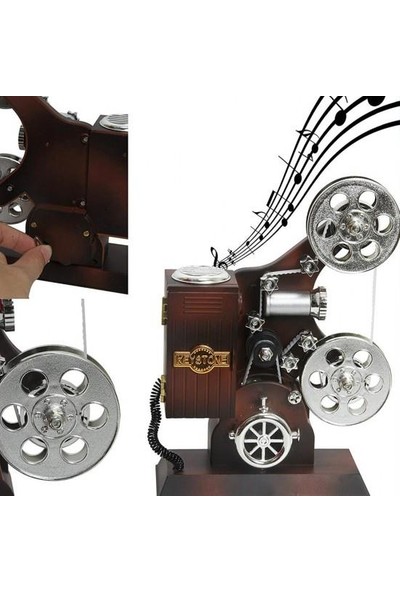 Himarry Film Makinesi Görünümlü Müzik Kutusu