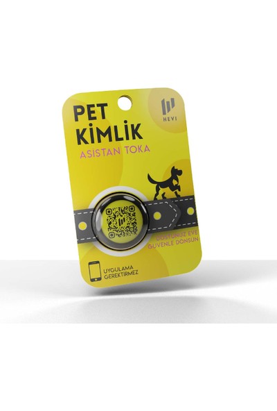 Ista Hevitag Evcil Hayvan Dijital Kimliği Sarı