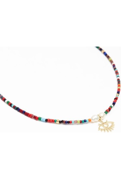 Capra Göz Figürlü Kolye