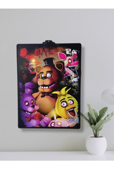 TouzModa Five Nights At Freddy's Ahşap Çerçeve TouzModa Five Nights At Freddy's Ahşap Çerçeve