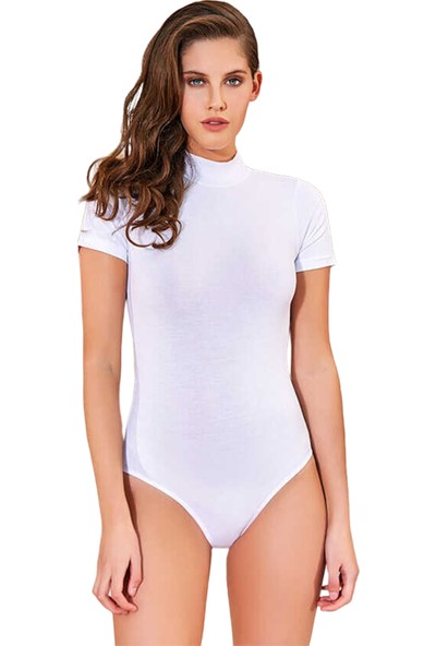 Berrak Kadın 2'li Pamuk Çıtçıtlı Body 2053 | Beyaz