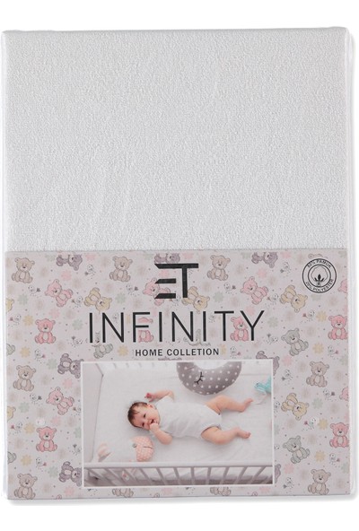 Infantino Infinity Pamuklu Dört Köşe Lastik Bebek Alez 60X120 Infantino Infinity Pamuklu Dört Köşe Lastik Bebek Alez 60X120