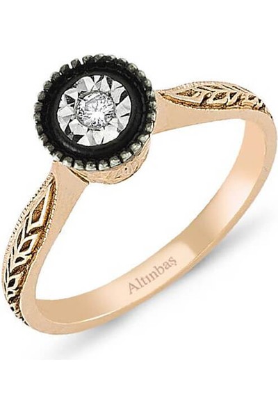 Altınbaş Elmas Tektaş Yüzük