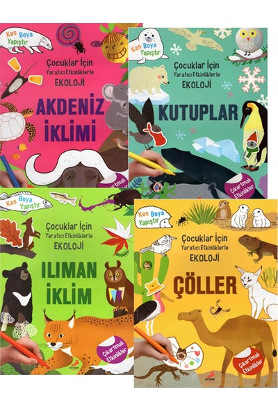 +5 Yaş Yaratıcı Etkinliklerle Ekoloji Seti 4’lü (Erdem Yayınları)
