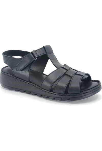 Claster %100 Hakiki Deri Full Ortapedik Düz Taban Kadın Ayakkabı