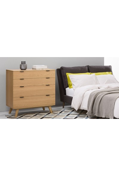 Romano Şifonyer Rmn 2827, Ahşap Rengi