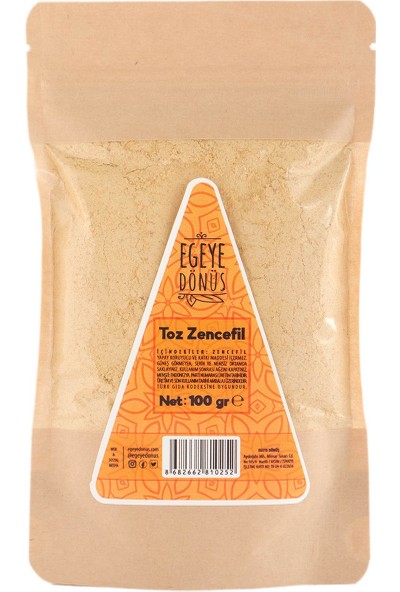 Zencefil (Öğütülmüş Toz) 100 gr