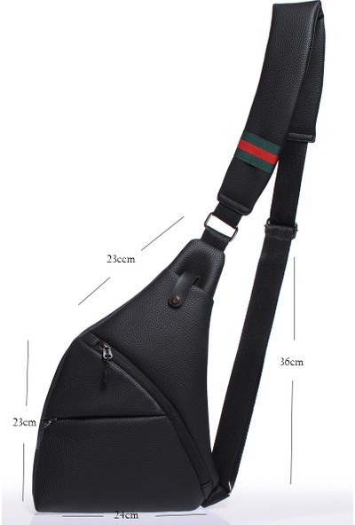 Sword Bag Siyah Göğüs Sırt Çantası SW100