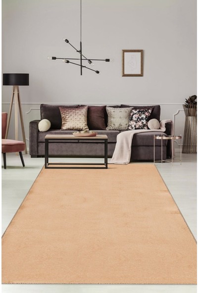 Minas Home Comfort Puffy Peluş Halı Vizon Saçaksız Minas Home Comfort Puffy Peluş Halı Vizon Saçaksız