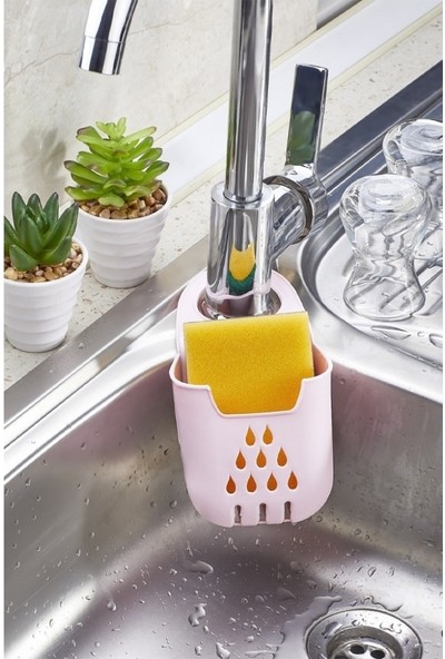 Albak Life Silikon Bulaşık Süngerlik Askılı Düzenleyici Süngerlik