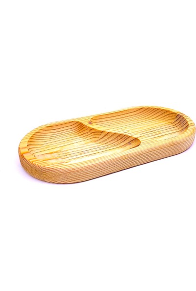 Ahşapcım Doğal Ahşap 2 Bölmeli Oval Çerezlik( 2 Adet) Ahşapcım Doğal Ahşap 2 Bölmeli Oval Çerezlik( 2 Adet)